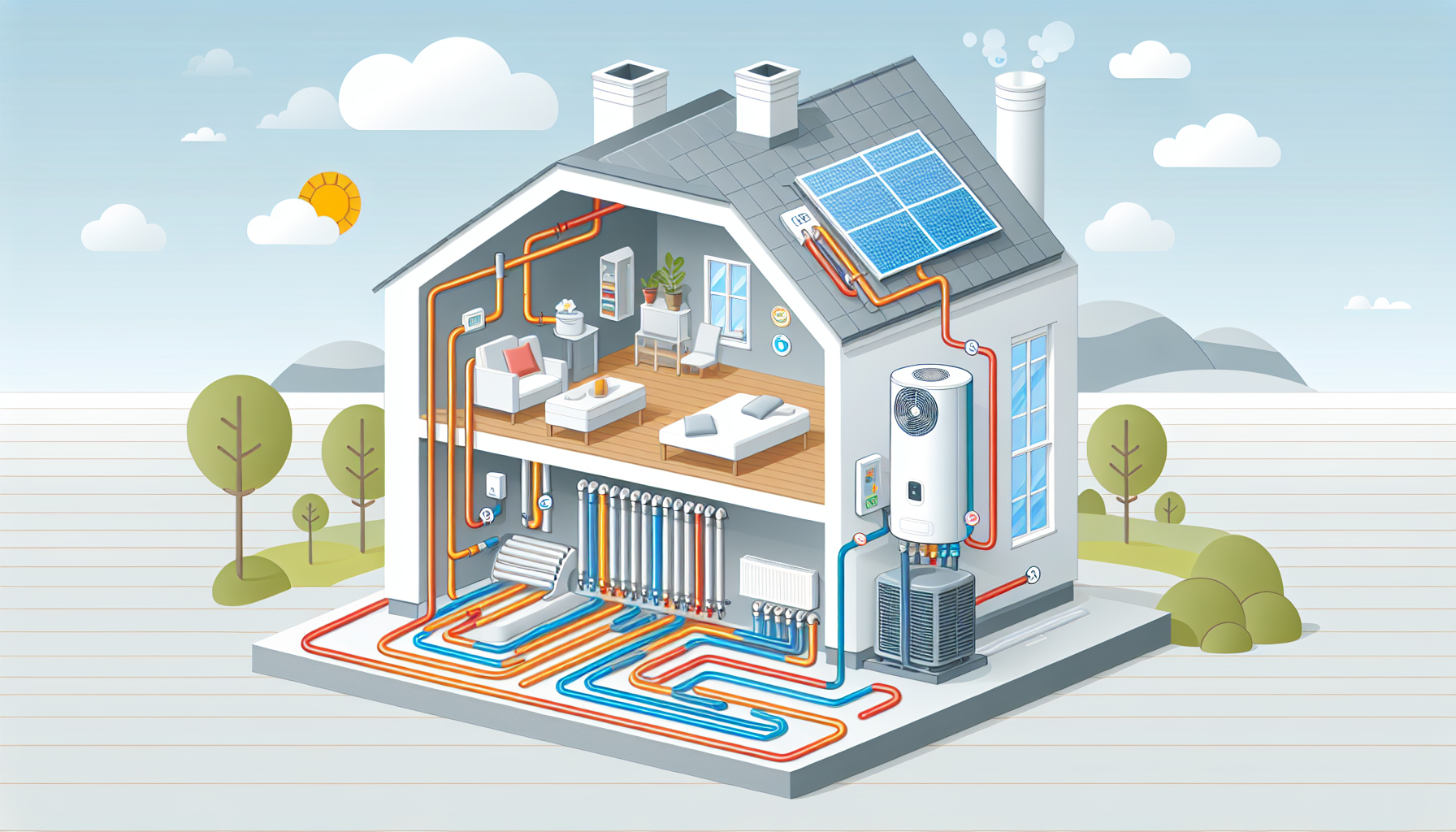 Why Heat Pumps Work Best with Underfloor Heating | The Floor Heating ...